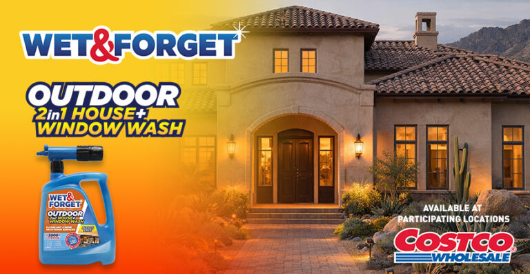 Costco Exclusive: Wet & Forget Outdoor 2-in-1 House + Window Wash Makes ...